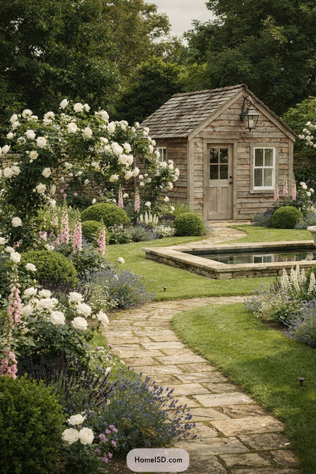 26 English Style Landscape Designs with Timeless Garden Charm