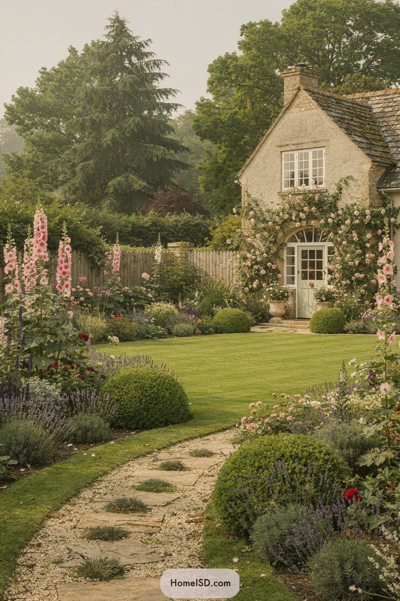 26 English Style Landscape Designs with Timeless Garden Charm