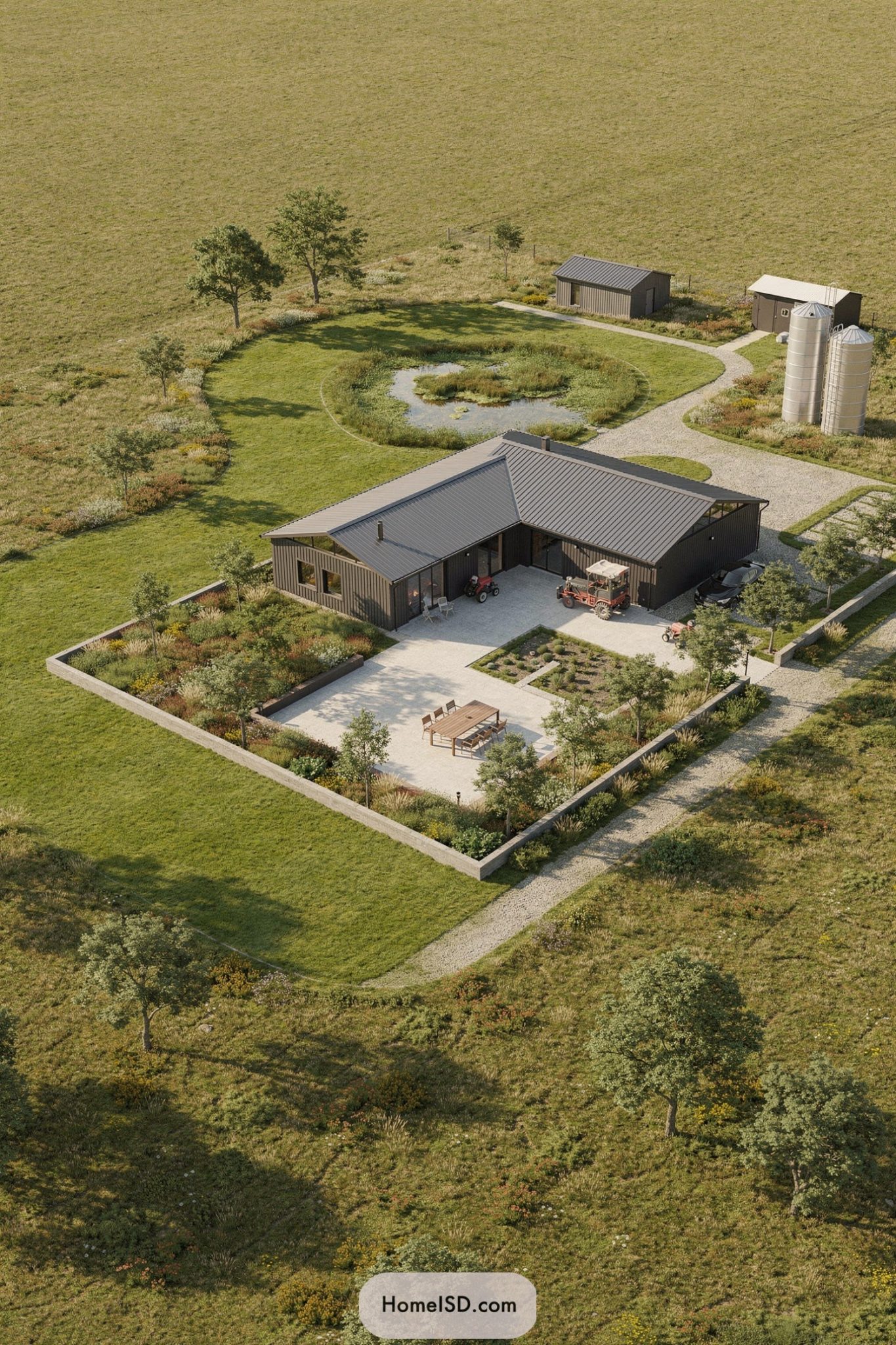 16 Great Farm Landscape Designs and Layouts