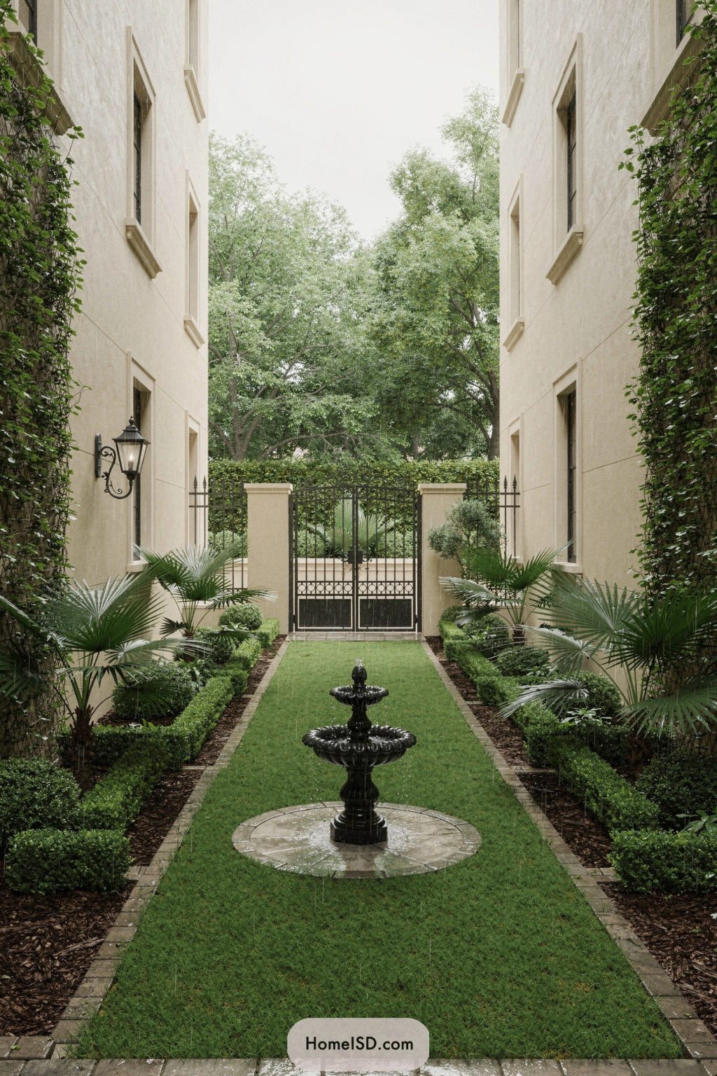 24 Beautiful Gardens Between Houses That Inspire Outdoor Harmony