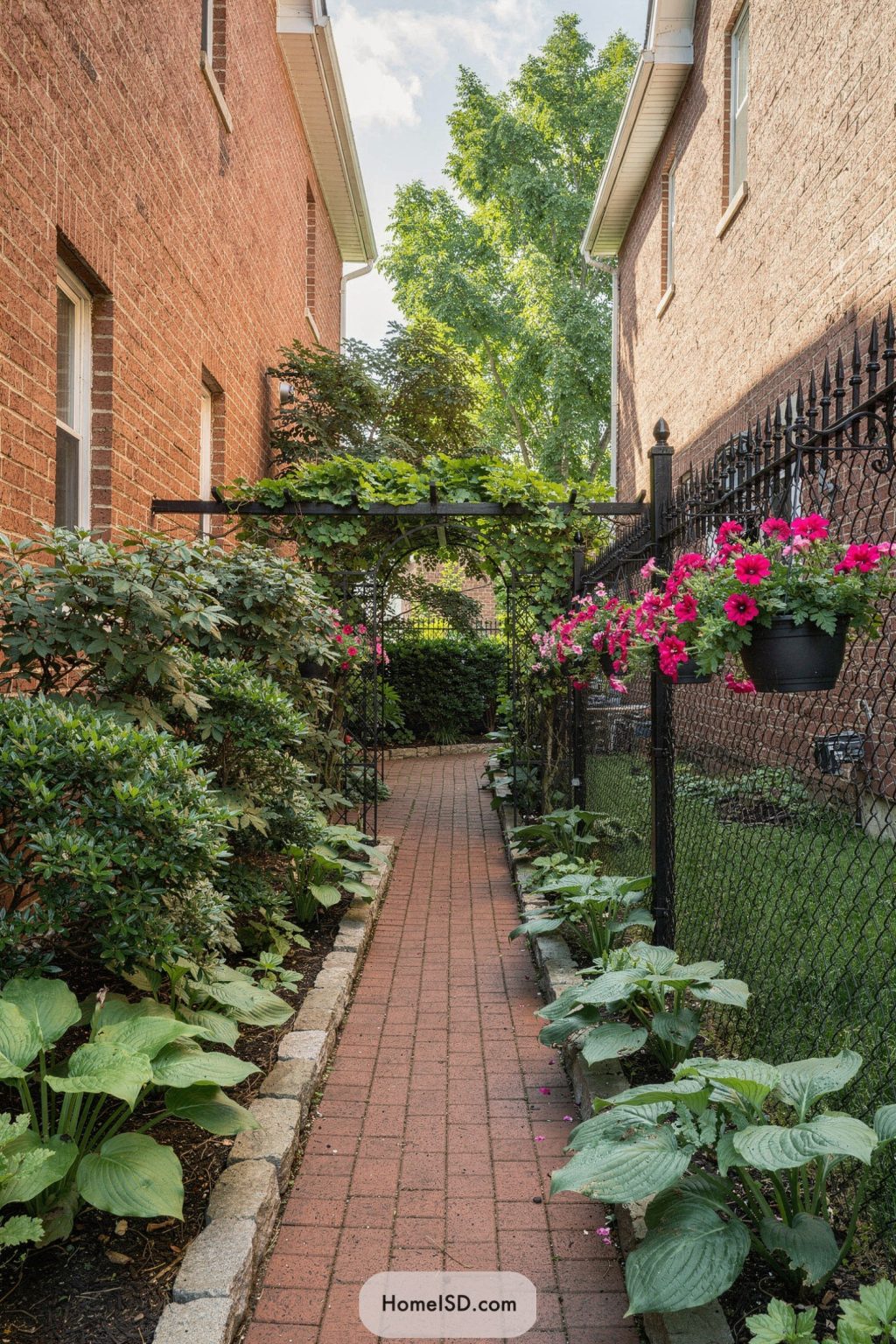 24 Beautiful Gardens Between Houses That Inspire Outdoor Harmony