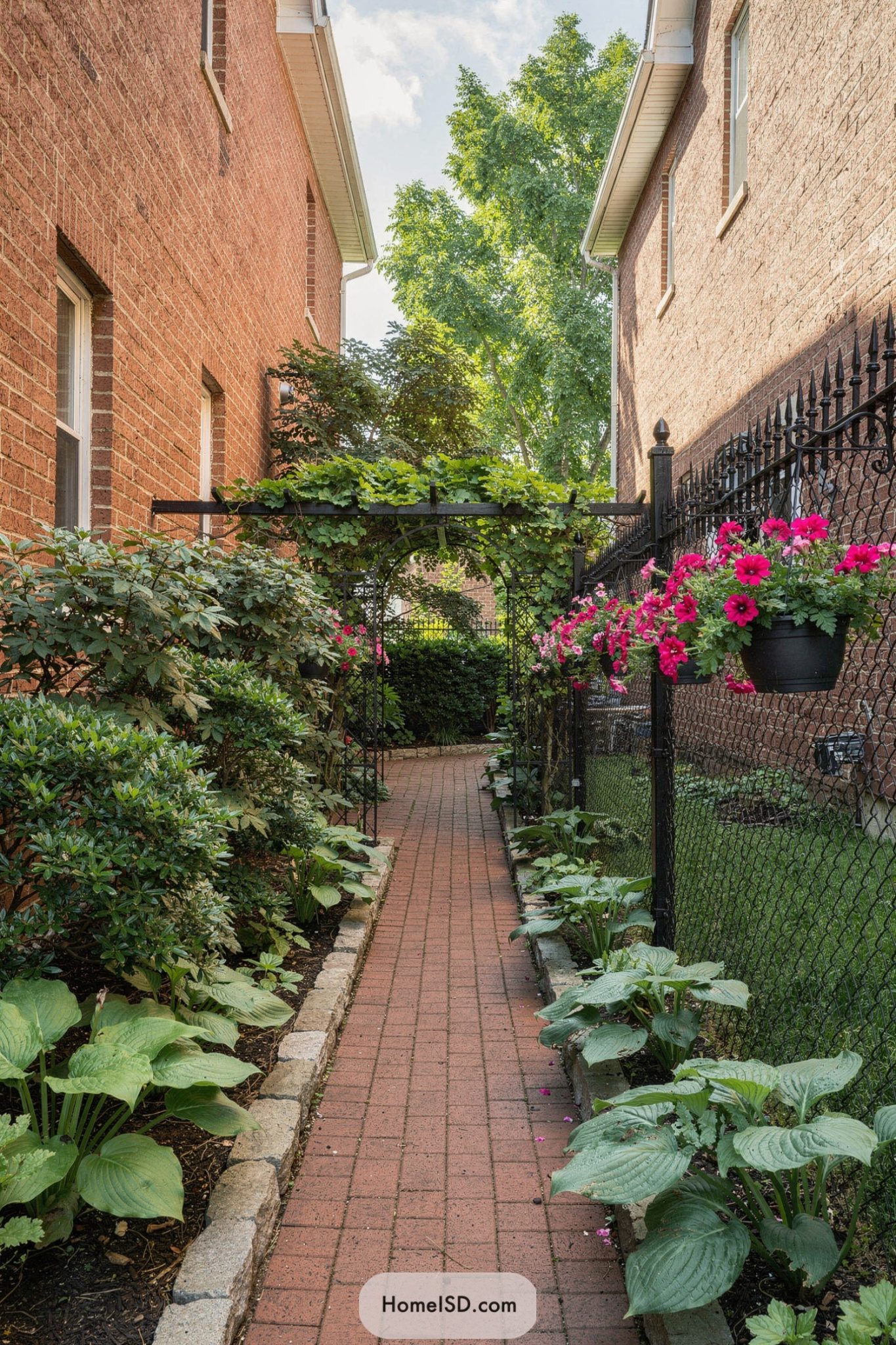 24 Beautiful Gardens Between Houses That Inspire Outdoor Harmony