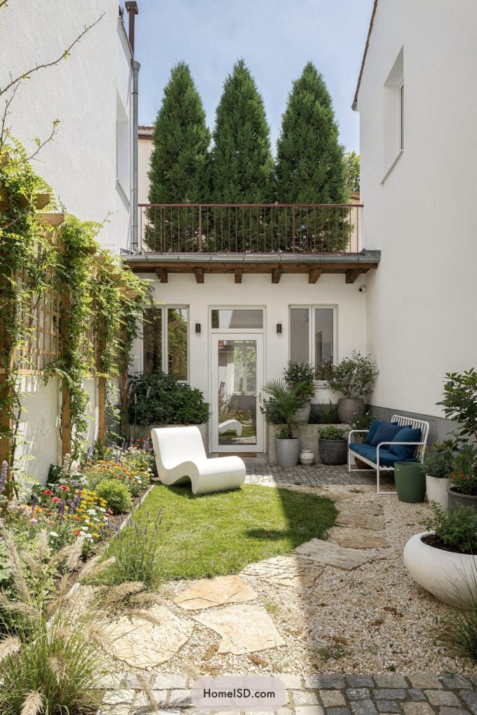 24 Beautiful Gardens Between Houses That Inspire Outdoor Harmony