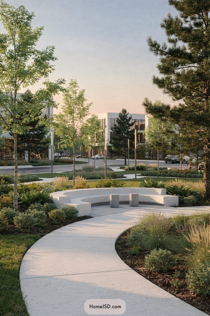 22 Landscape Seating Designs for Comfy Outdoors