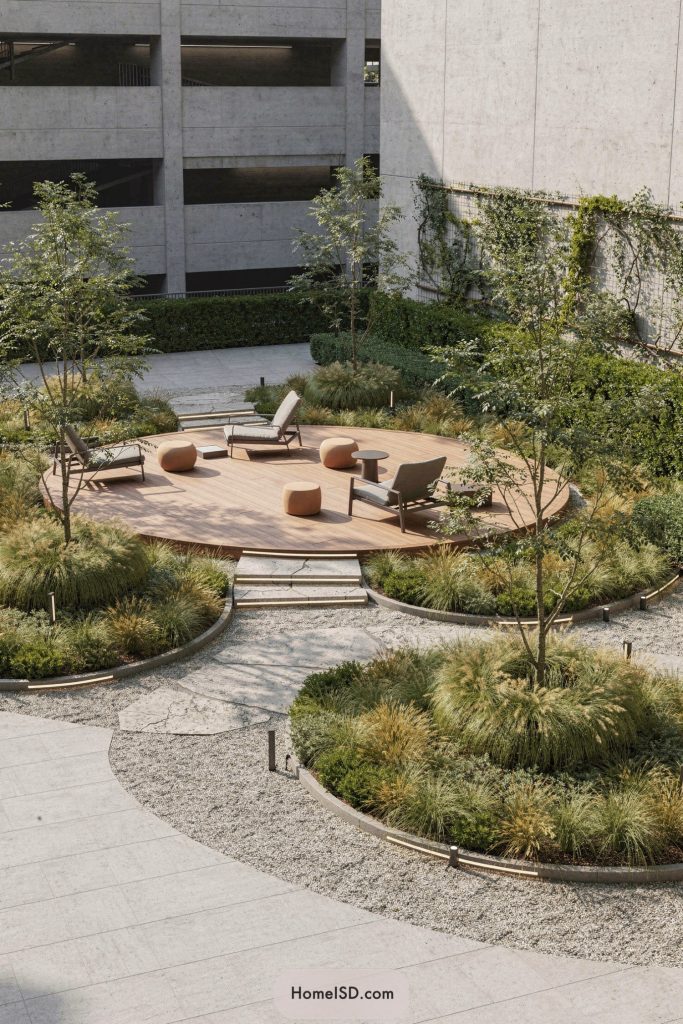 22 Landscape Seating Designs for Comfy Outdoors