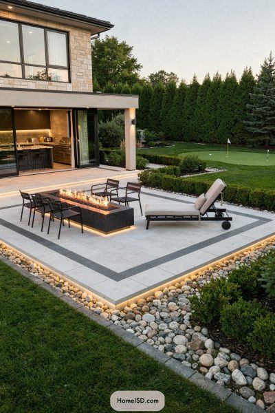 24 Modern Backyard Hardscape Designs That Rock