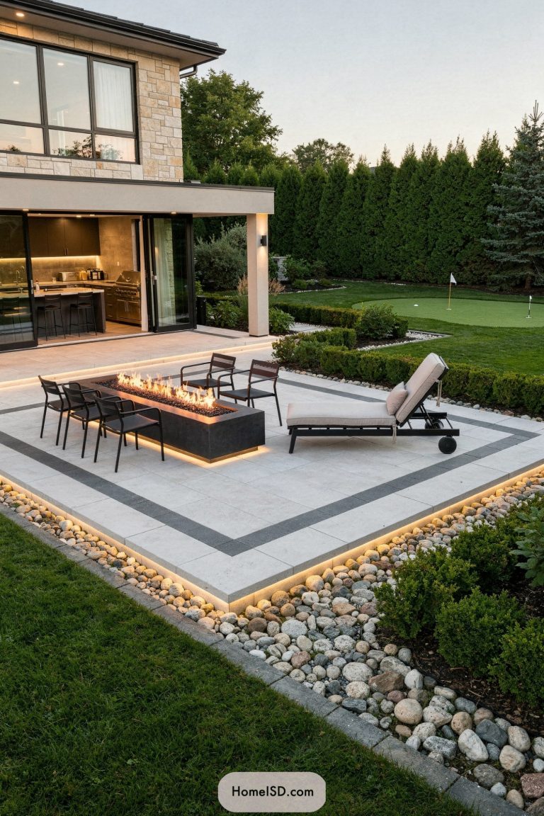 24 Modern Backyard Hardscape Designs That Rock