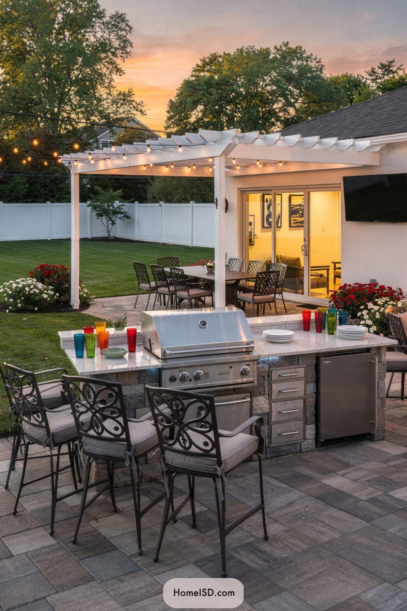 18 Cozy Patio Grill Areas That Sizzle