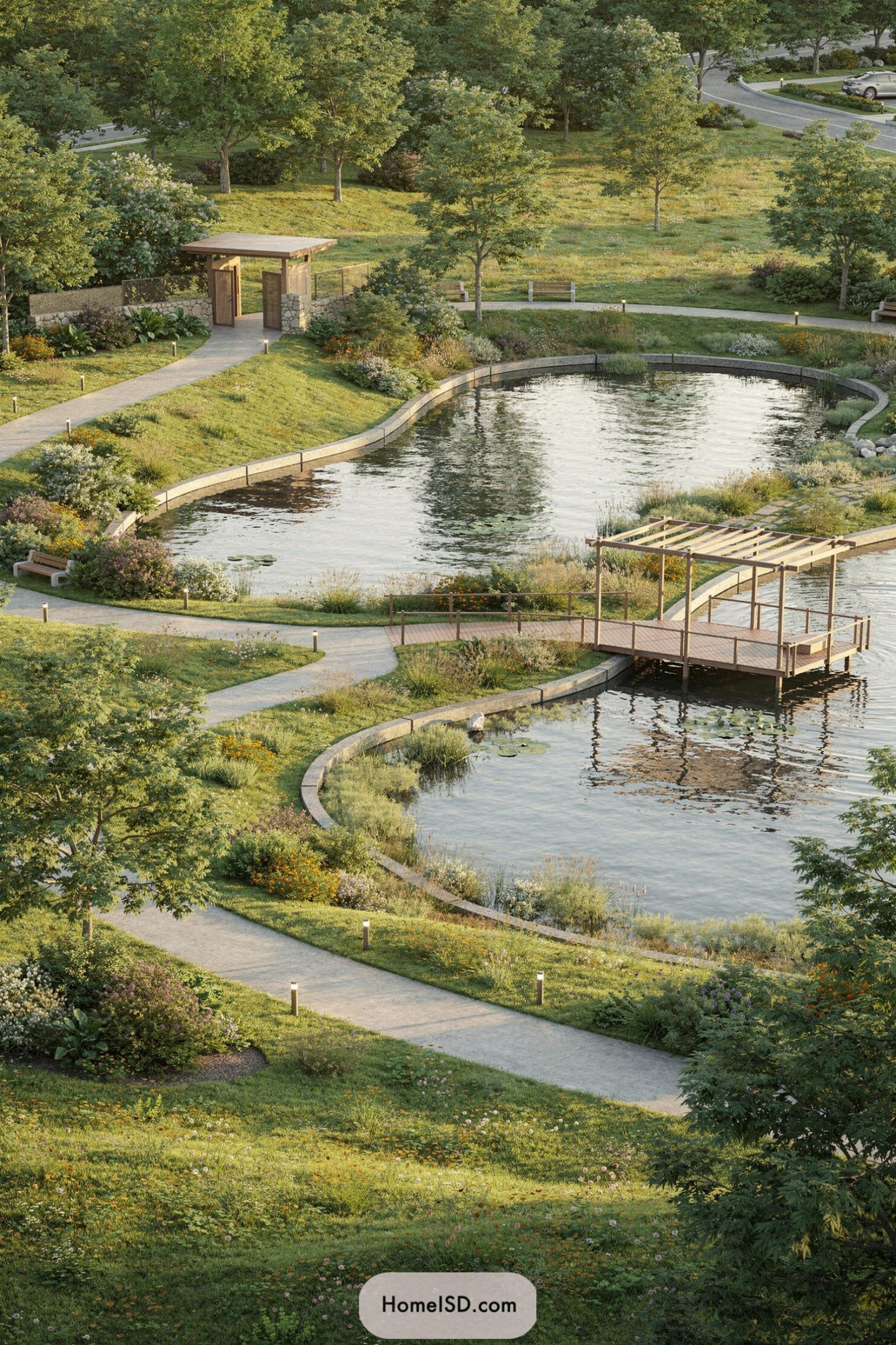23 Pond Landscape Designs That Embrace Natural Beauty