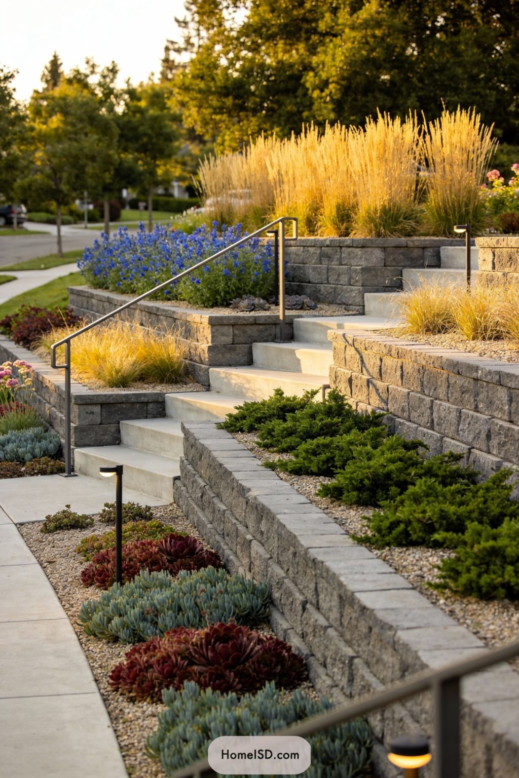 25 Stunning Slope Landscape Designs That Embrace the Steep