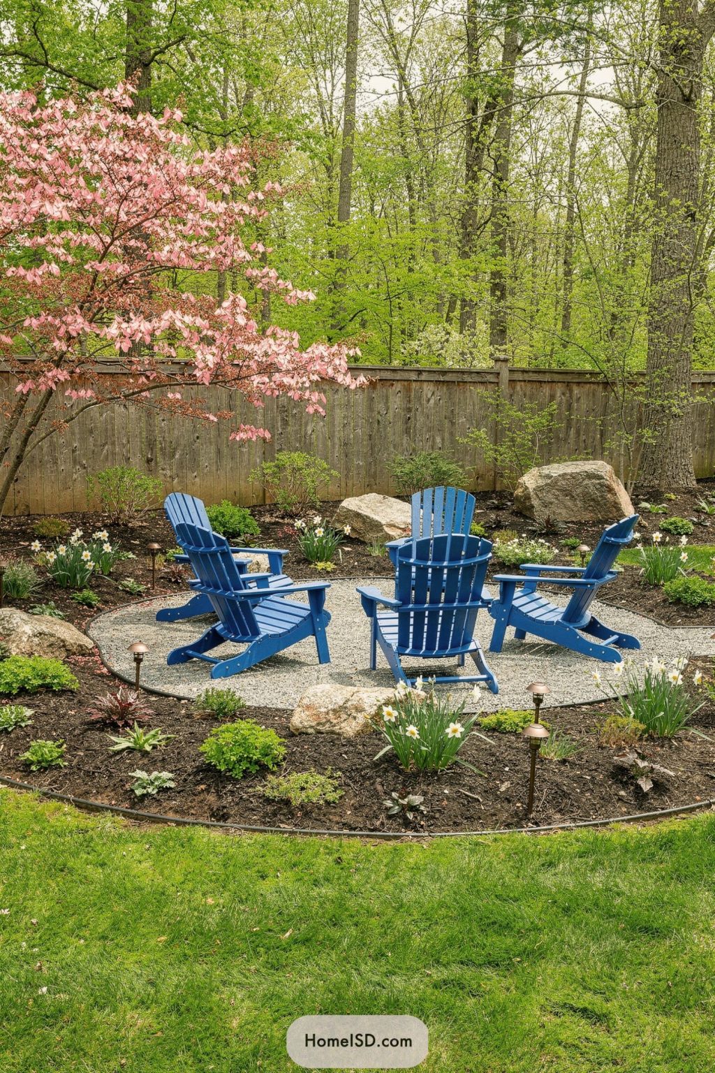 20 Pretty Landscape Designs With Pink Trees