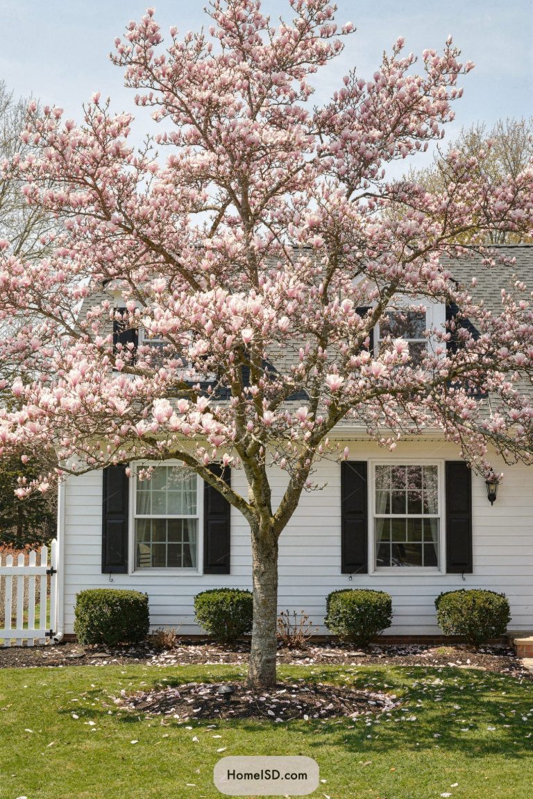 20 Pretty Landscape Designs With Pink Trees