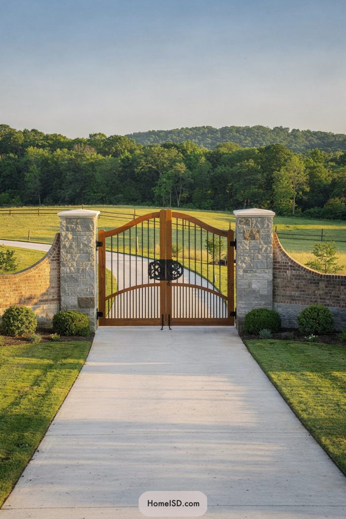 19 Beautiful Farm Gate Designs to Revamp Your Rural Entrance
