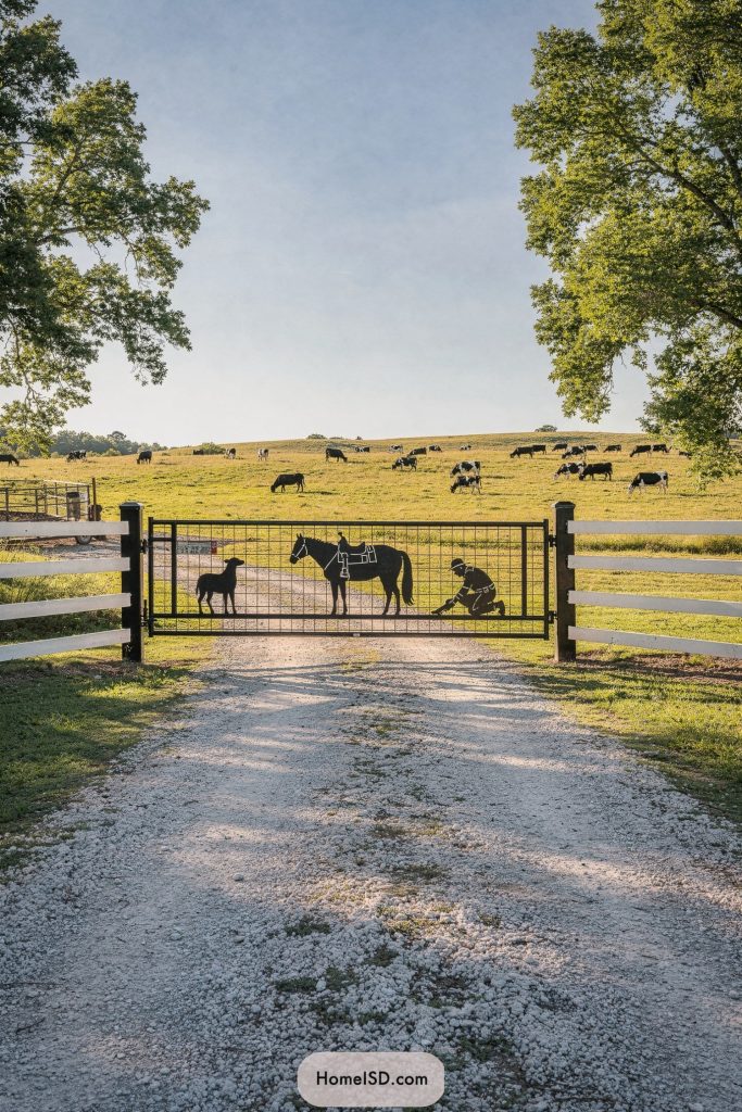 19 Beautiful Farm Gate Designs to Revamp Your Rural Entrance