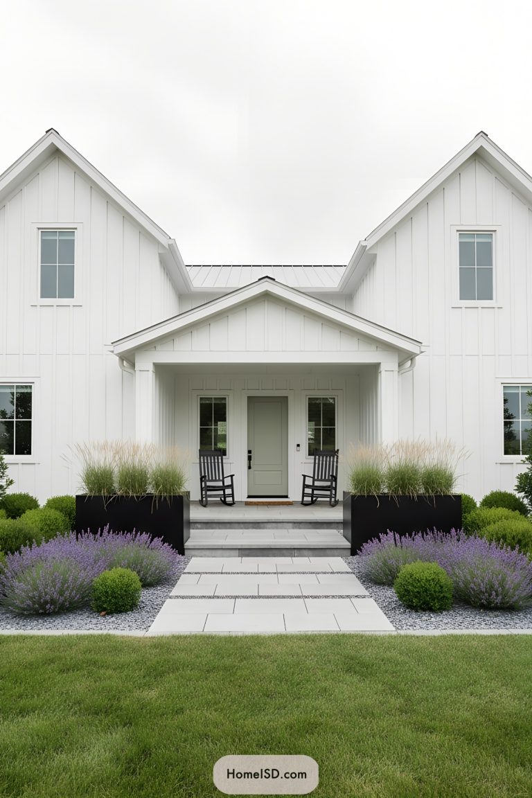 25 Charming Farmhouse Front Yard Landscapes