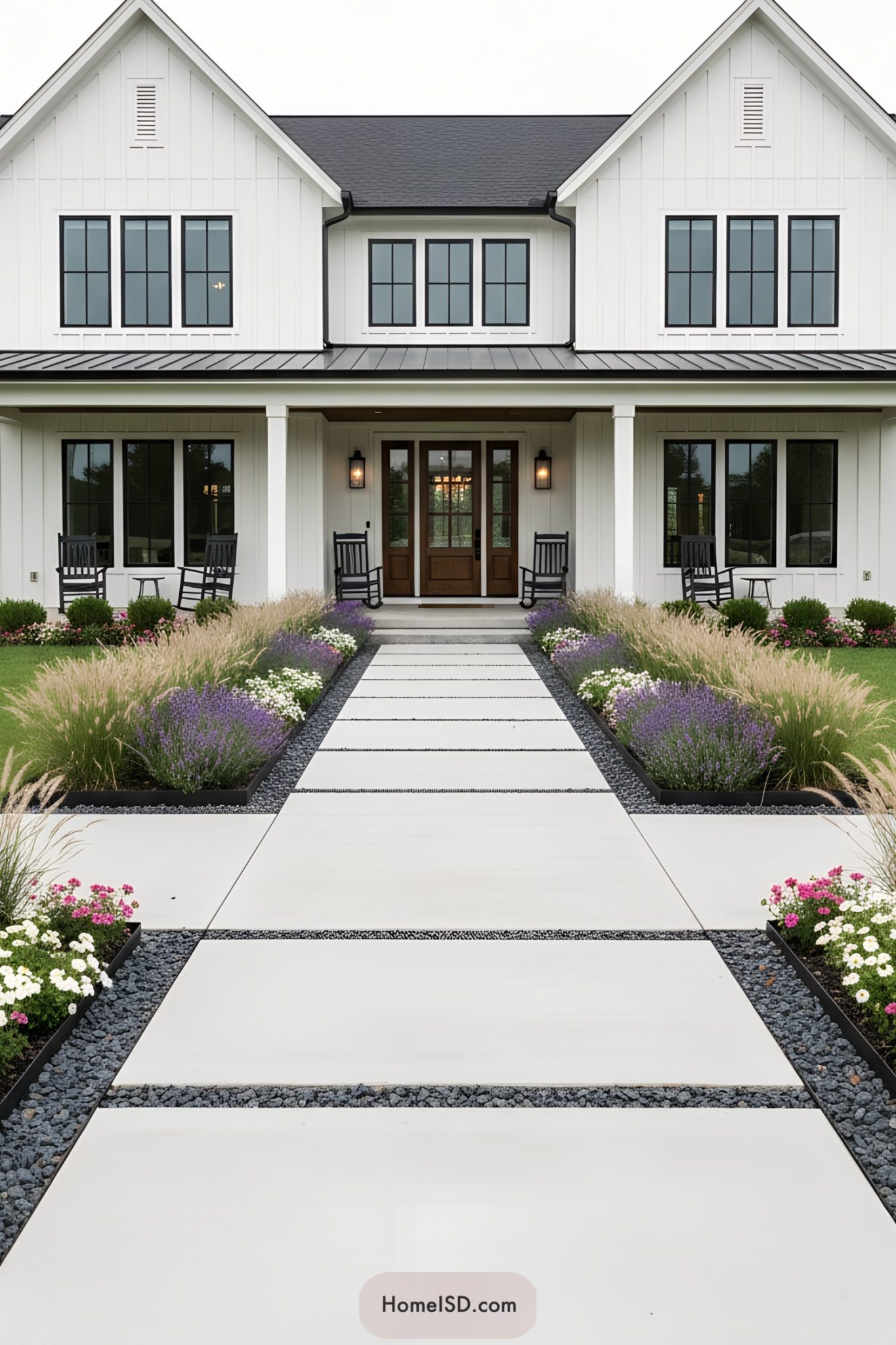 25 Charming Farmhouse Front Yard Landscapes