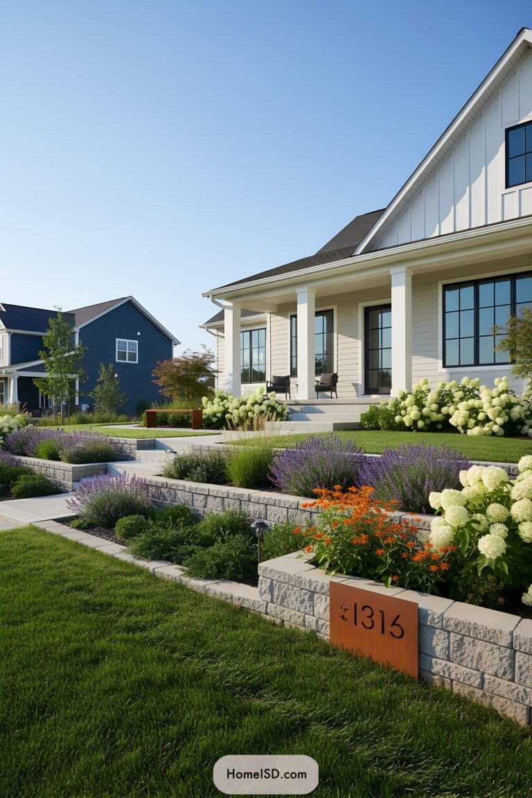 25 Charming Farmhouse Front Yard Landscapes