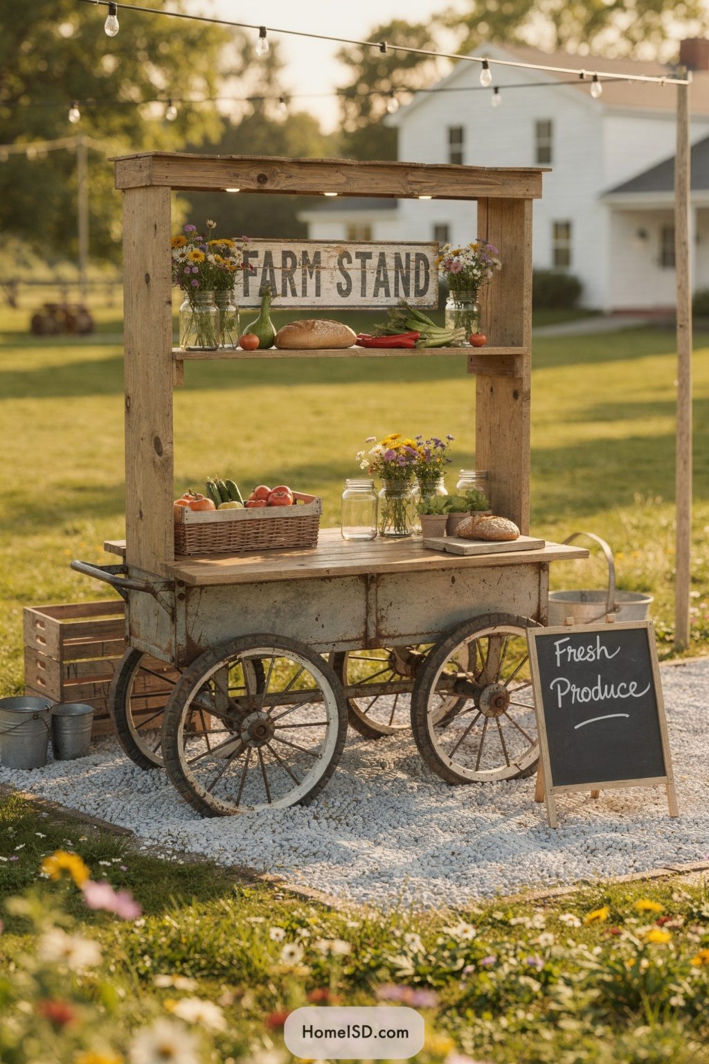 12 Creative Mobile Farm Stand Designs