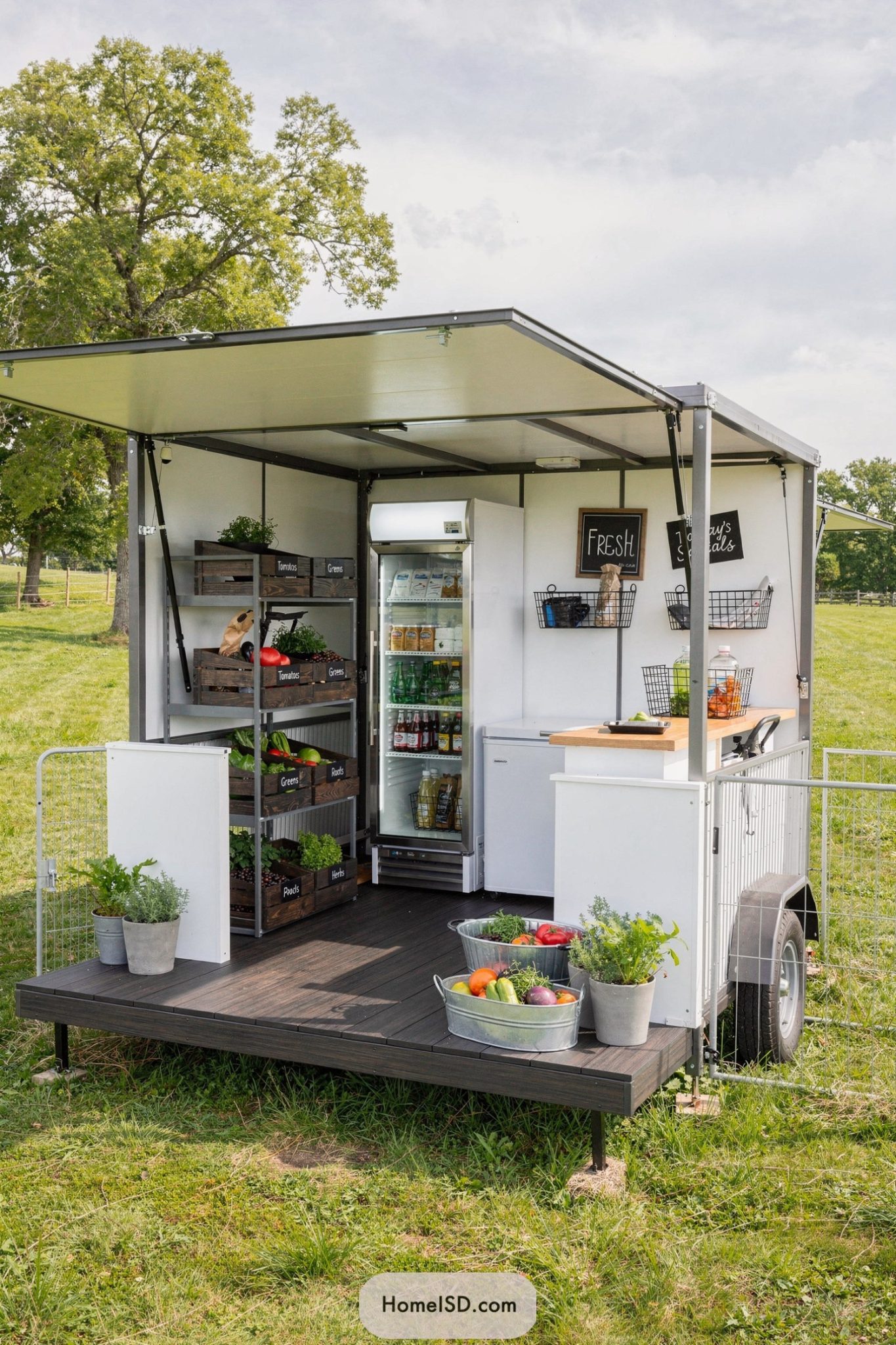 12 Creative Mobile Farm Stand Designs