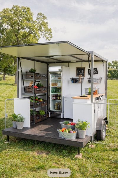 12 Creative Mobile Farm Stand Designs